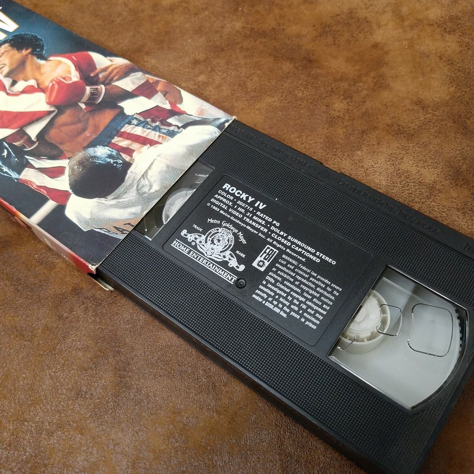 Rocky IV (1996 PG VHS) - Sylvester Stallone Brigitte Nielsen Dolph ...