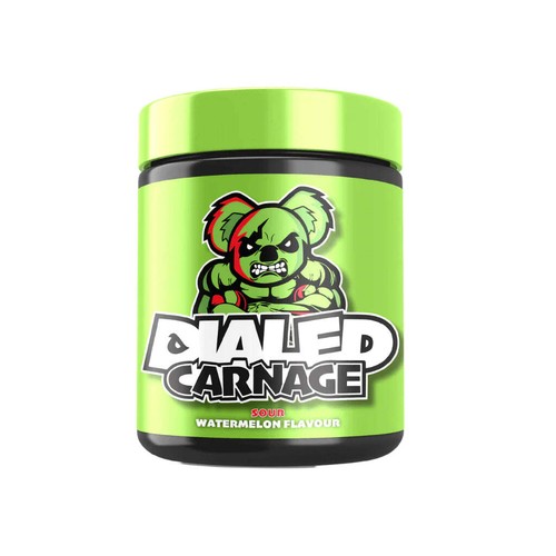 Dialed Carnage High Stim Pre Workout by The X Athletics | eBay