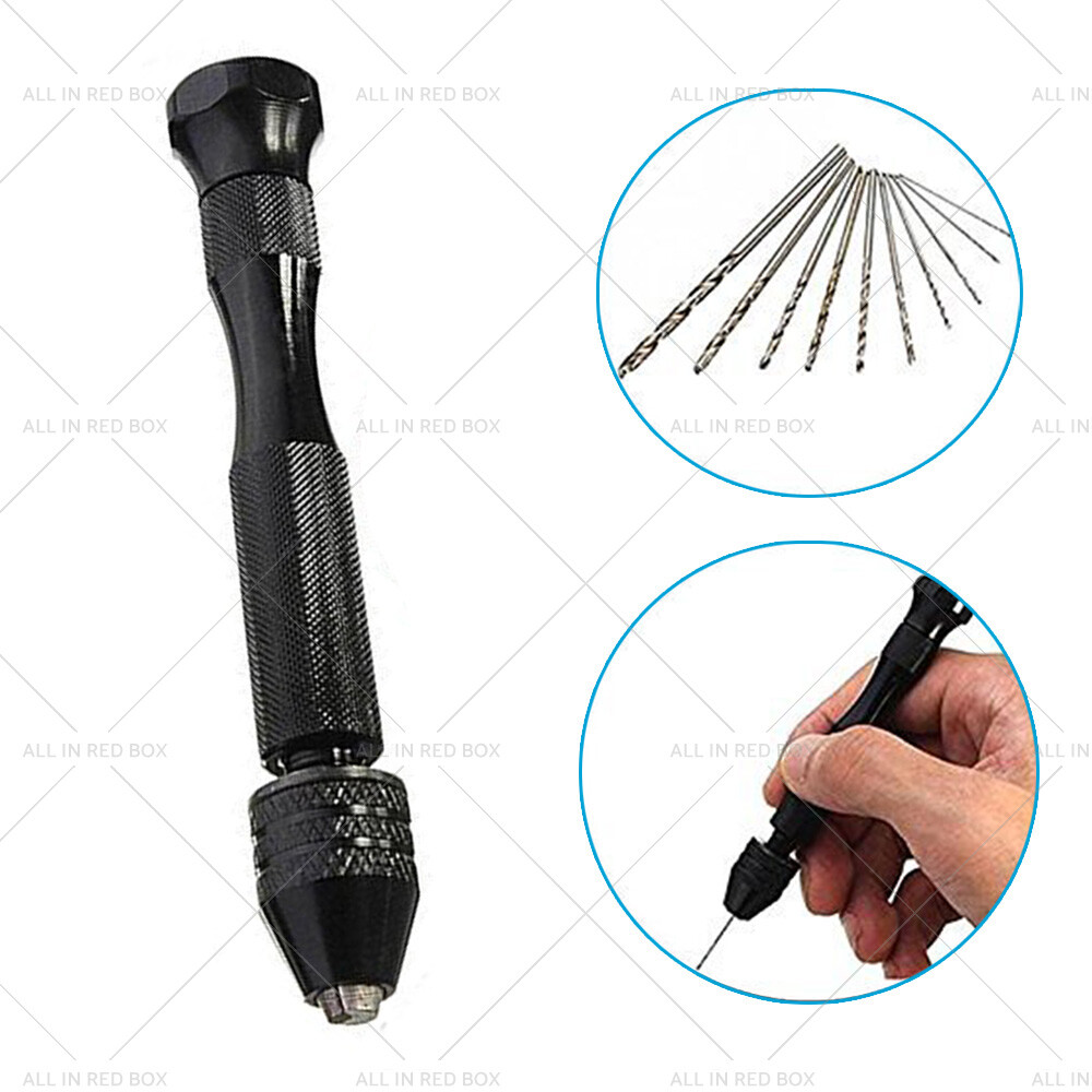 DIY Model Craft Wood Tool 59Pcs Mini Twist Drill Bits Micro Hand Drilling Set | eBay