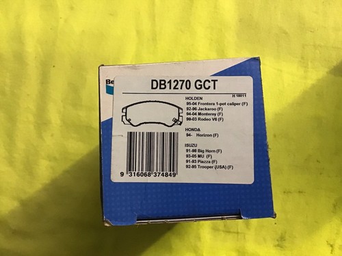 bendix brake pads DB1270 GCT Front Holden Frontera Jackaroo Rodeo Honda Horizon | eBay Australia
