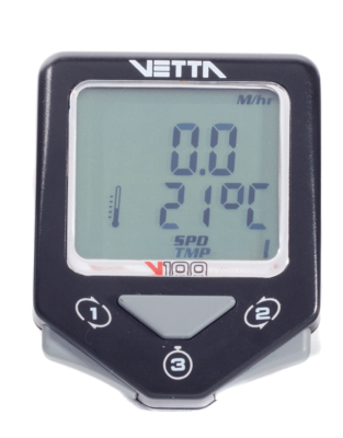 VETTA V100 WL2X WIRELESS CYCLE COMPUTER SPEED & CADENCE EXERCISE SPIN ...