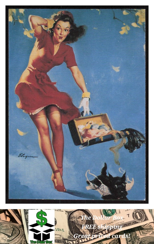 1994 Comic Images Gil Elvgren's Calendar Pinups 2 #12 Finders Keepers ...