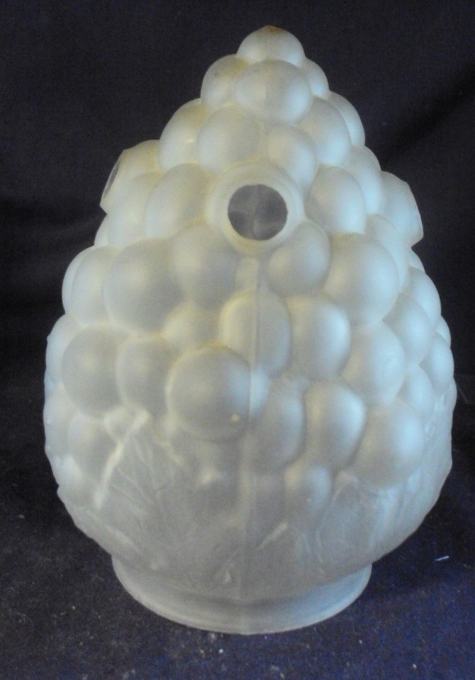 Phoenix Glass Grape cluster gas light shade 7" stalactite | eBay