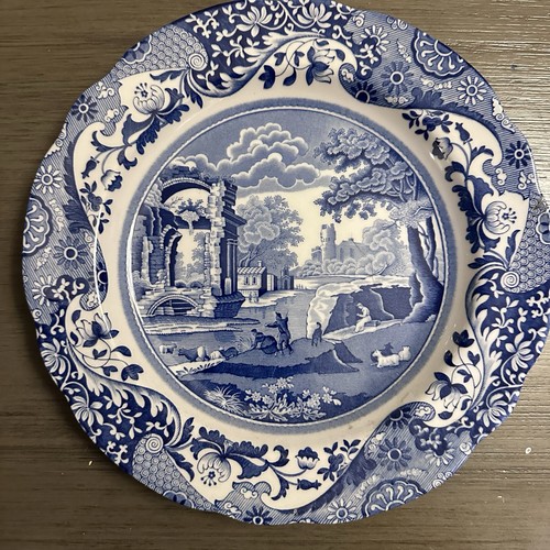 Spode Blue And White 10 Inch Plate C1816-A7 | eBay