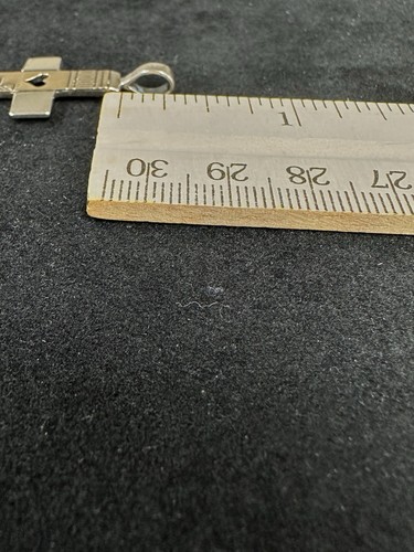 Roderick Tenorio Pollack RMT 14k Gold Sterling Silver Cross Pendant | eBay