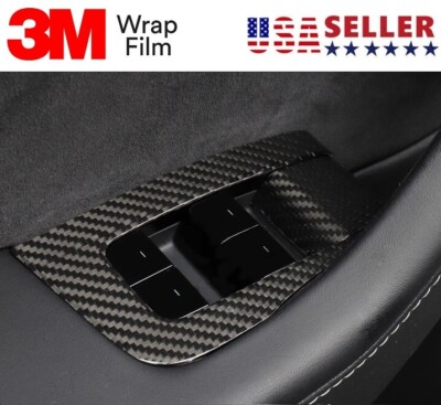Tesla Model 3 / Model Y Window Switch Panel Trim Decal Sticker 3M Wrap ...