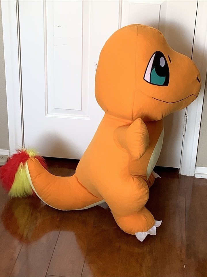 Charmander huge 31” Plush Figure Pokemon 2017 Toy Factory Jumbo Life ...