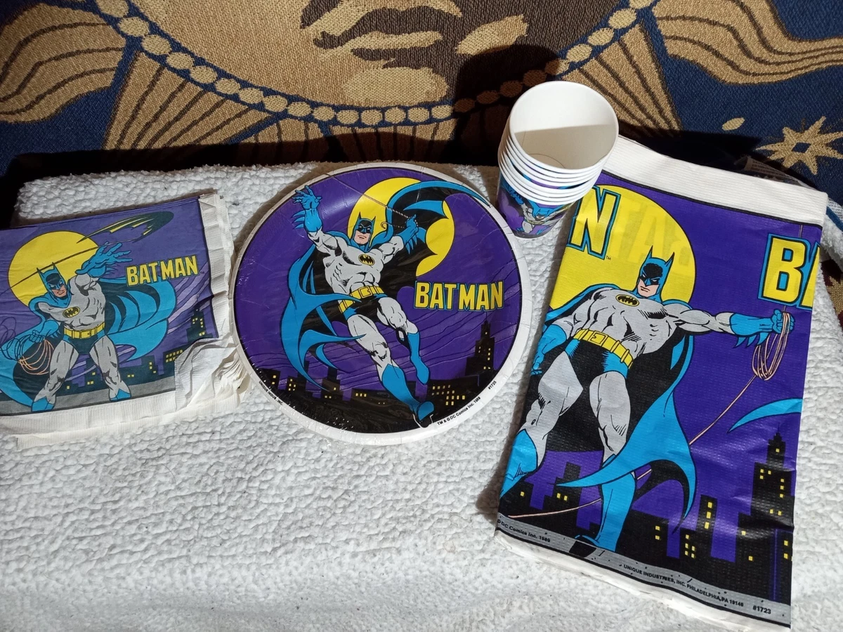 Batman Plates And Cups