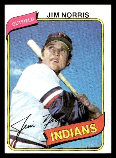 1980 Topps #333 Jim Norris Cleveland Indians Baseball card | eBay