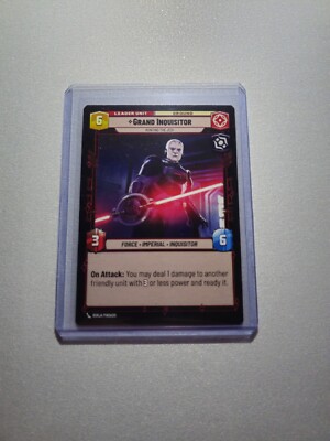 Grand Inquisitor #011 Rare Star Wars Unlimited Spark of Rebellion SOR ...