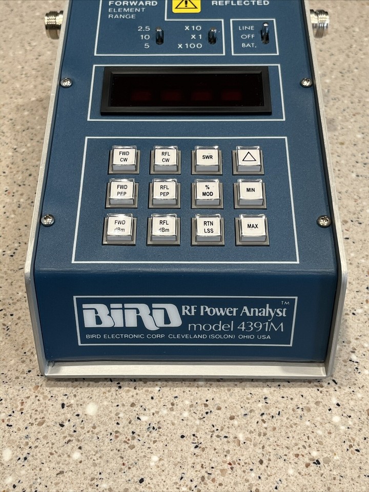*NEW* Bird 4391M RF Power Analyst Kit, Bird 100-ST-MN 50ohm 100W ...
