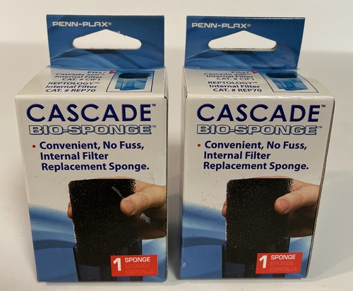 2 Penn-Plax Cascade 300 Internal Filter Bio Sponge Replacement Part ...