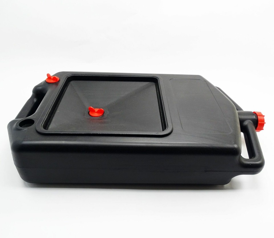8 Litre OIL COOLANT & GEARBOX FUEL DRAIN TRAY Capacity Car Motorbike ...