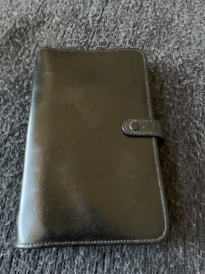 Filofax. Black Leather Zip. Personal Size | eBay
