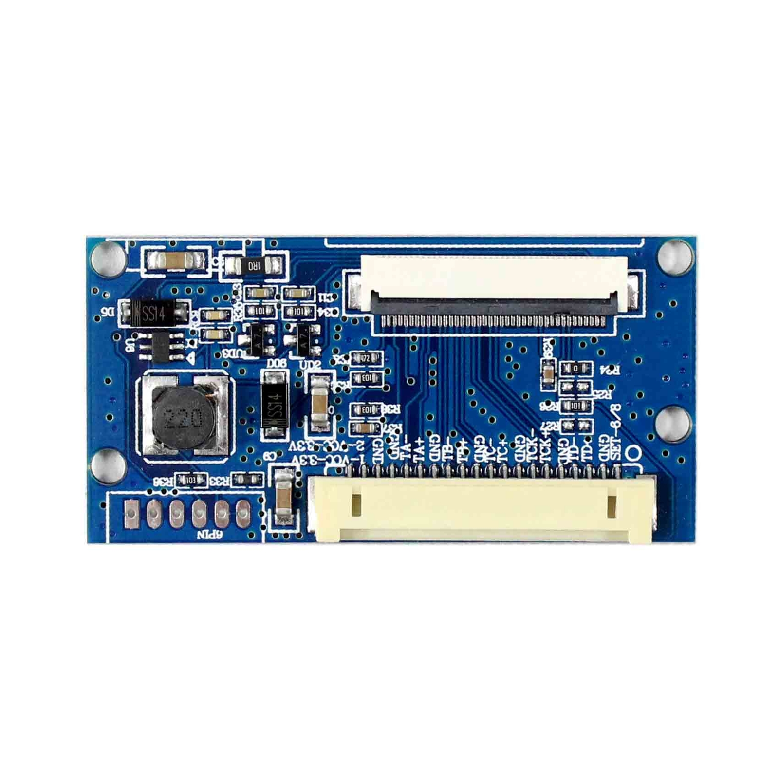 LVDS To 40Pin TTL Converter Board with Cable for AT070TNA2 ZJ080NA 08A ...