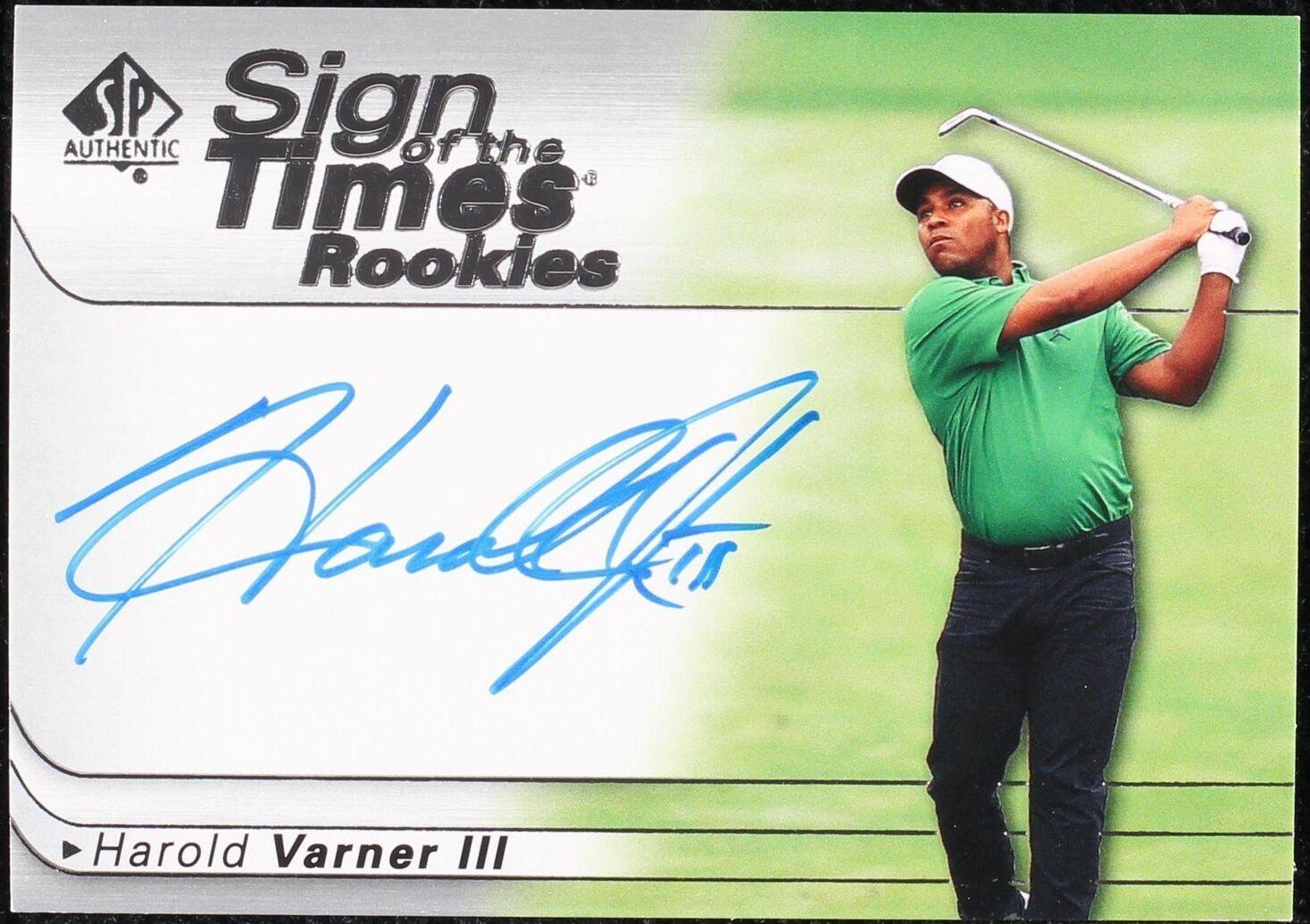 2021 SP Authentic - Sign of the Times Rookies Harold Varner III #SOTTR ...