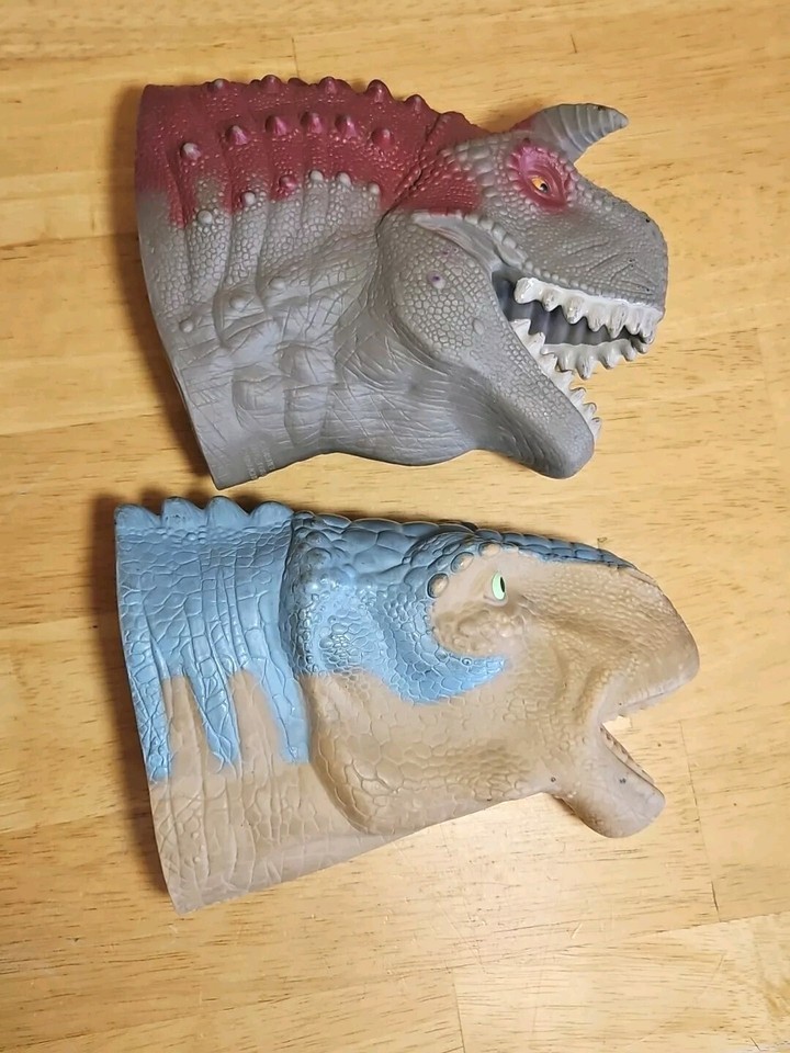 Disney Dinosaur 2000 Aladar And Carnotaurus Hand Puppets McDonalds Toys ...