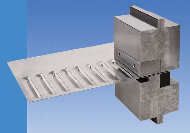 6" Press Brake Louver Tool - North American Style Tang - Louver Panel ...