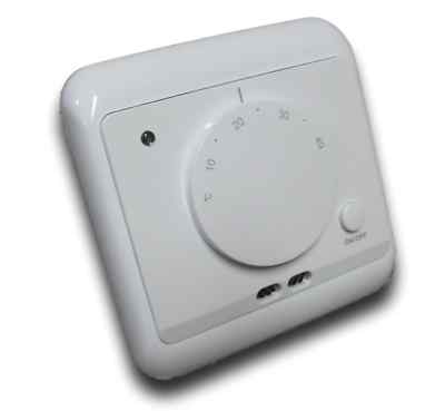 elektronisches Thermostat Raumthermostat mit Ein/Ausschalter weiß #861 ...