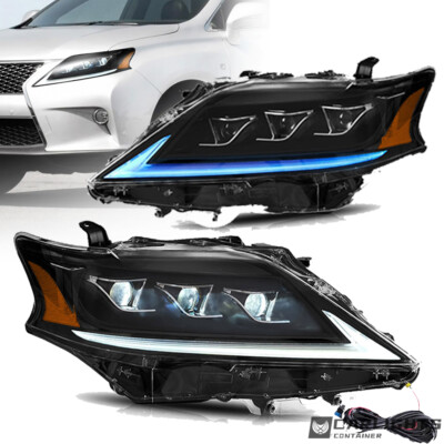 VLAND LED Headlights For Lexus RX 350 450H 2013-2015 w/ Start Up DRL ...