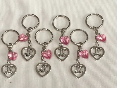 6 Ballerina Ballet Dancer Dance Keyrings Bag Charm Party Gift Bag ...