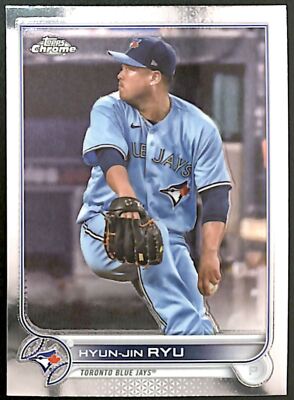 2022 Topps Chrome #122 Hyun-Jin Ryu Toronto Blue Jays | eBay
