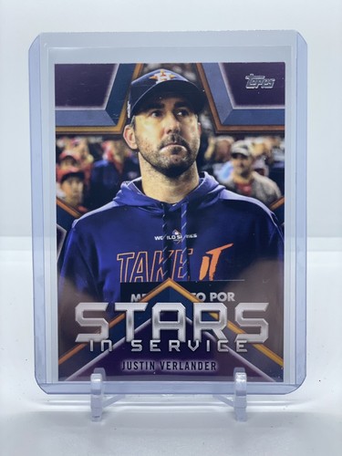 2021 Topps Series 1 Stars In Service Justin Verlander Houston Astros | eBay
