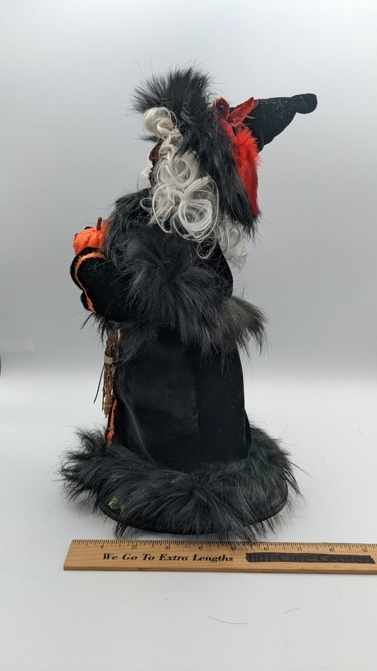 Apple Face Witch Crone Doll Real Fur Natural Materials Creepy Haunted ...