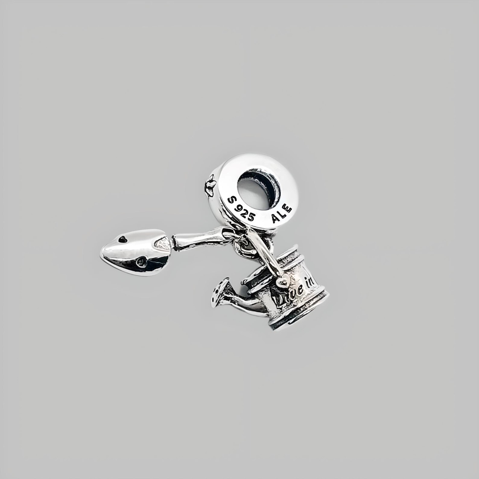 PANDORA Charm Sterling Silver Ale S925 Water Can & Trowel 799359C01 for ...