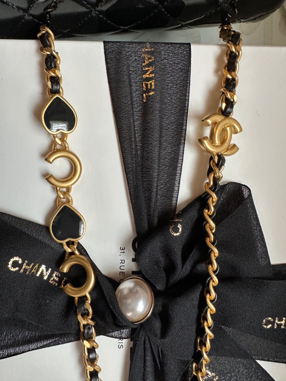 New 22K CHANEL Quilted Patent Leather Mini Flap Bag Gold COCO Chain ...