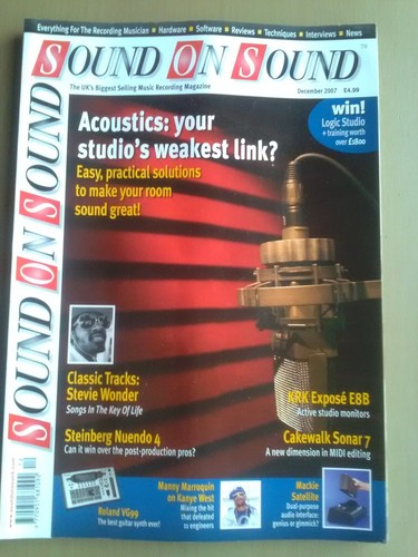 Sound on sound magazine Dec 2007 in very good condition. | eBay UK