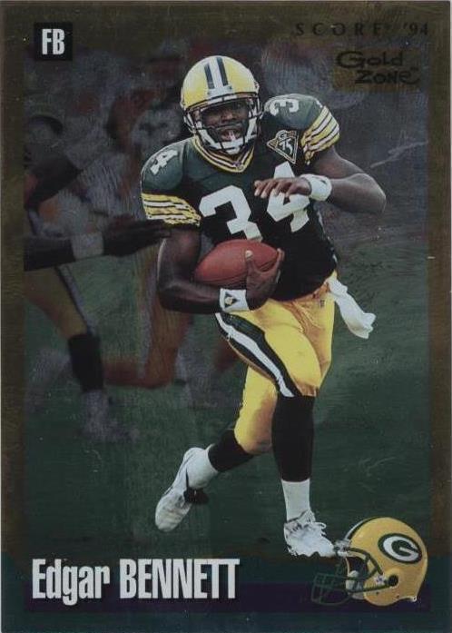 1994 Score - Edgar Bennett #88 Gold Zone for sale online | eBay