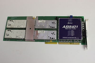 AUDIOSCIENCE ASI8401 ISA DIGITAL AUDIO ADAPTER TV RADIO MONITORING | eBay