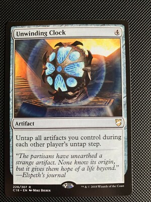 Unwinding Clock - Commander 2018 MTG | eBay Australia