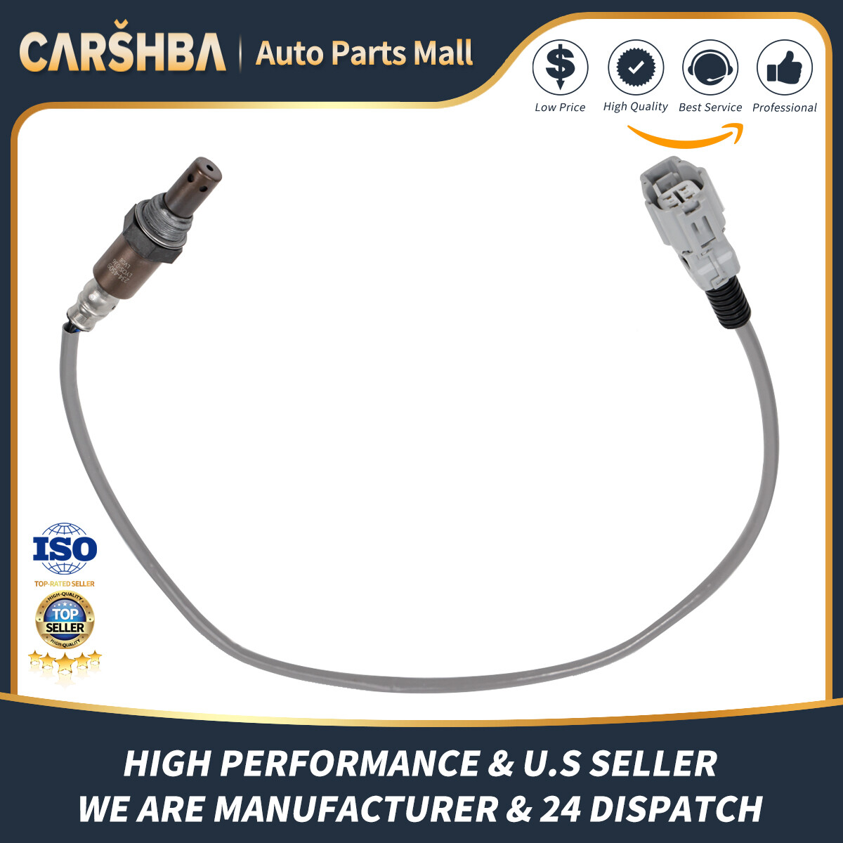 89465-48180 234-4509 1*Rear Oxygen Sensor forToyota Highlander Lexus ...