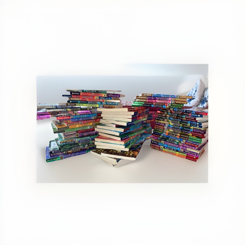 80 Beast Quest Books Some Of The Rarest Of Them With Sealed Cards ...