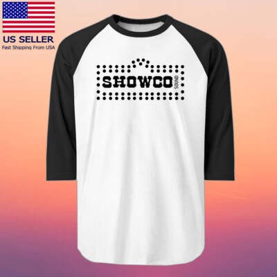 Showco Show Co Sound Men's Raglan Black Size S to 2XL | eBay