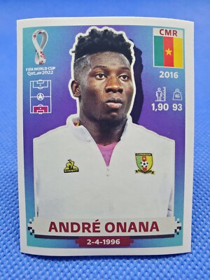 2022 ANDRE ONANA Qatar World Cup Panini Soccer Sticker CAMEROON | eBay