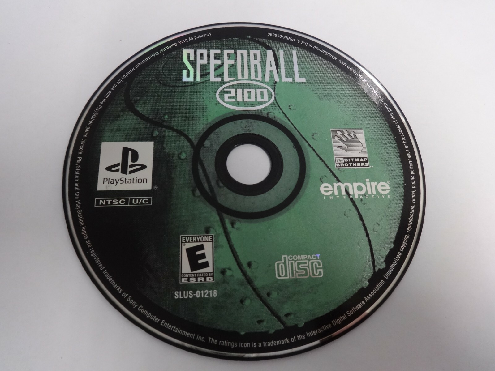 Speedball 2100 Sony Playstation One PS1 PSX Game Disc Only Free Ship | eBay