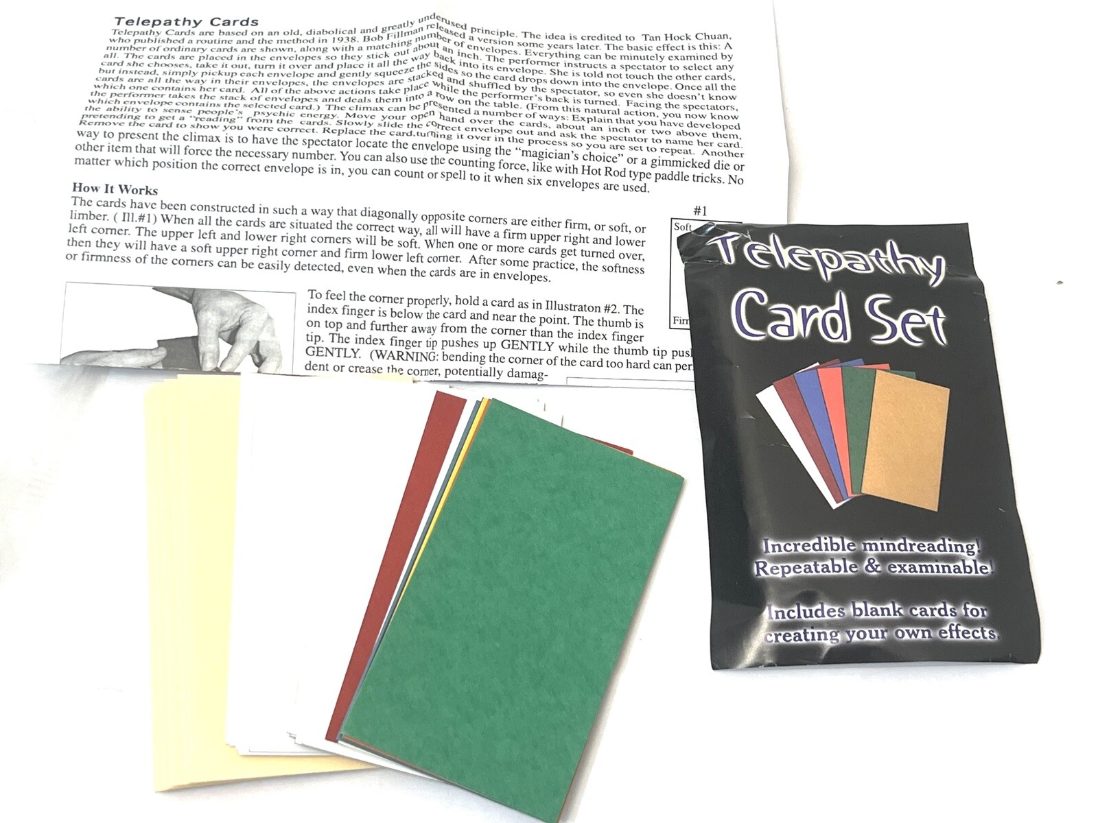 Telepathy Cards Chuck Leach Chazpro Magic | eBay