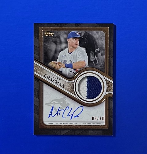 2023 Topps Reverence Autograph Patch Card 9 /10 - Matt Chapman Super ...