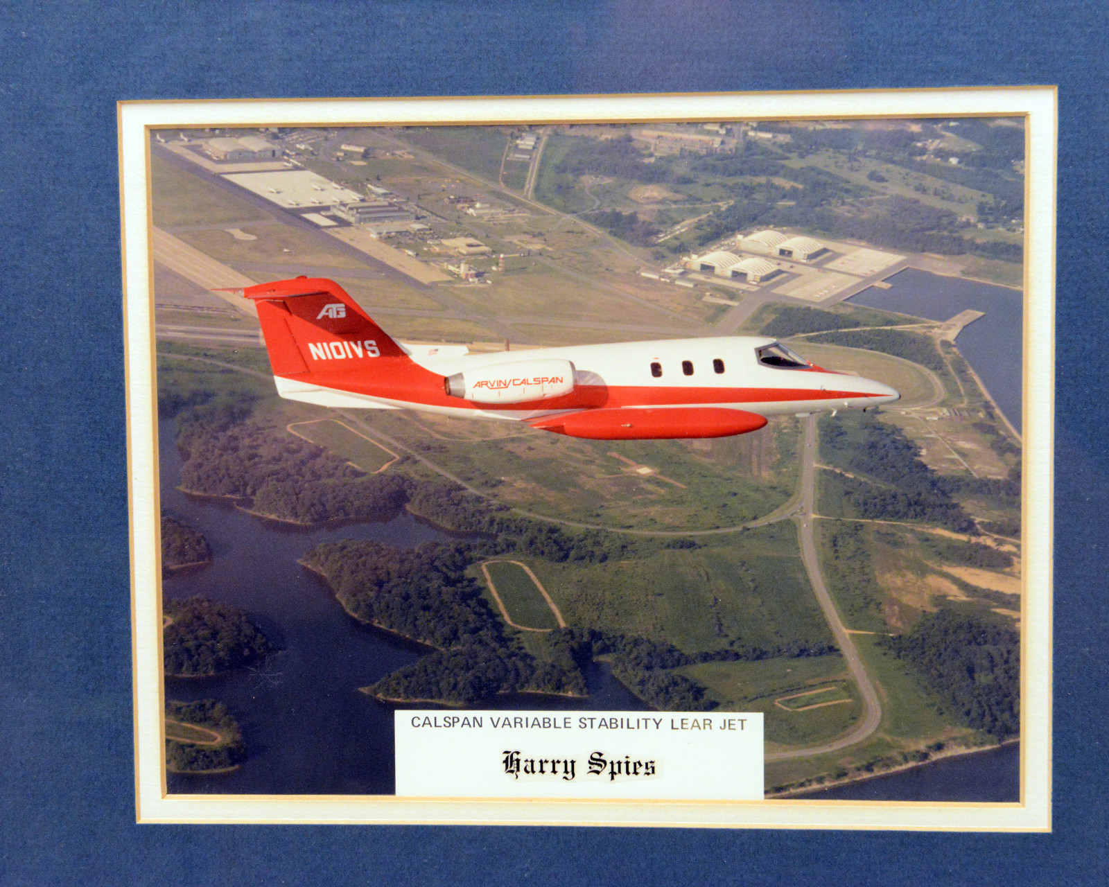 USMC Plane Lear Jet Arvin Calspan Picture Col Harry S Spies | eBay