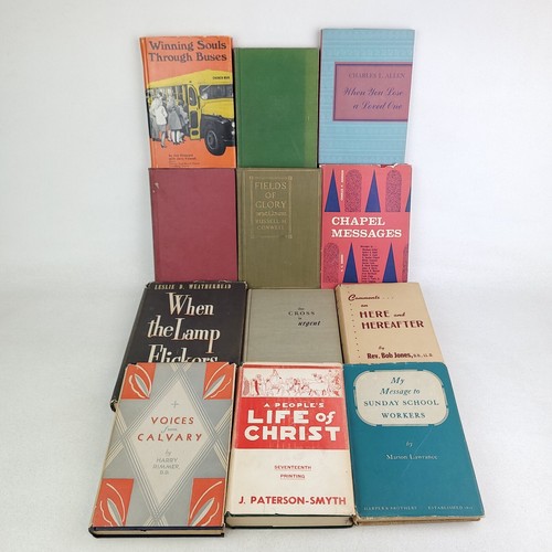 Lot of 12 Antique Vintage Christian Theology Books Pastor's Library ...