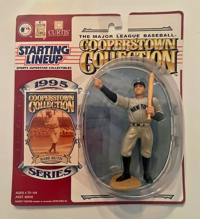 Babe Ruth Starting Lineup Cooperstown Collection 1995 Series MLB Action ...