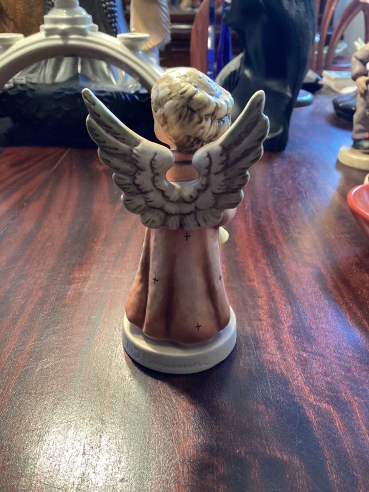 Rare Unknown Hummel Goebel PFE Sample Angel Playing a Horn # 603 TMK7 ...