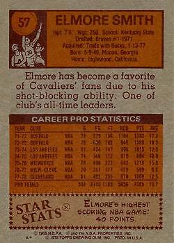 Elmore Smith 1978-79 Topps #57 Cleveland Cavaliers | eBay