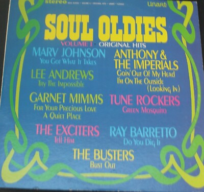 SOUL OLDIES Vinyl LP - VOLUME I Original Hits Various Artists - 1967 ...
