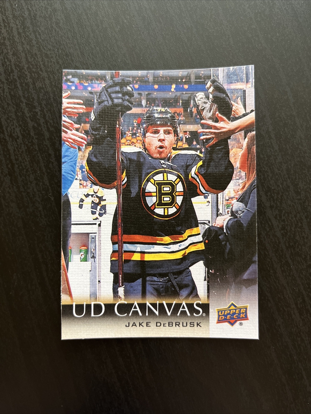 2018-19 Upper Deck UD Canvas #C7 Jake DeBrusk Boston Bruins | eBay