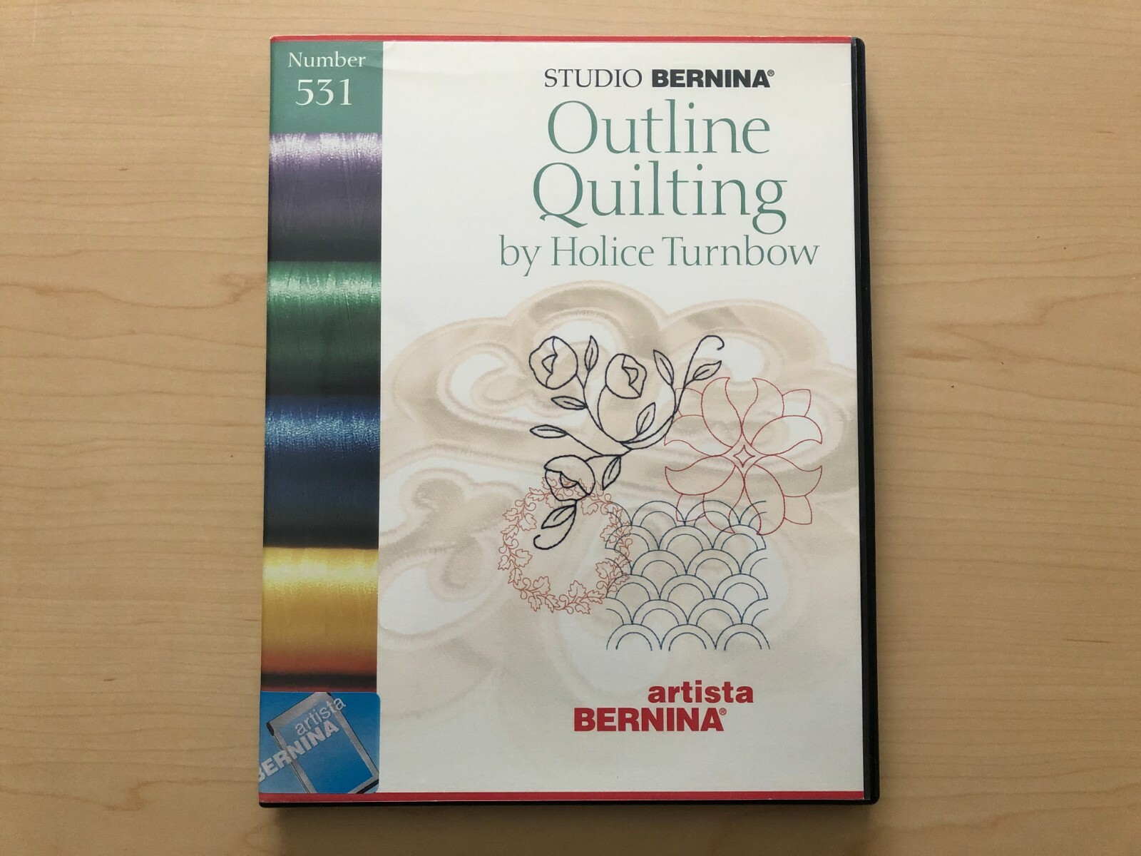 Studio Bernina Embroidery Design Card #531 Outline Quilting by Holice ...