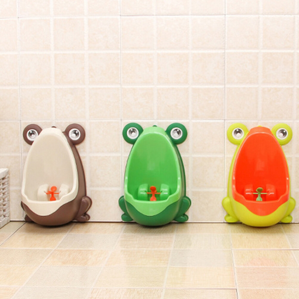 (Fruit Green+Orange)Frog Potty Potty Training Urinal Lightweight PP ...